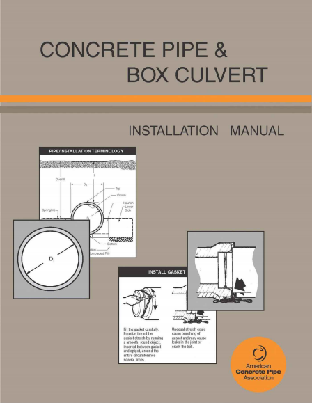 Concrete Pipe Installation Manual – Plainwater