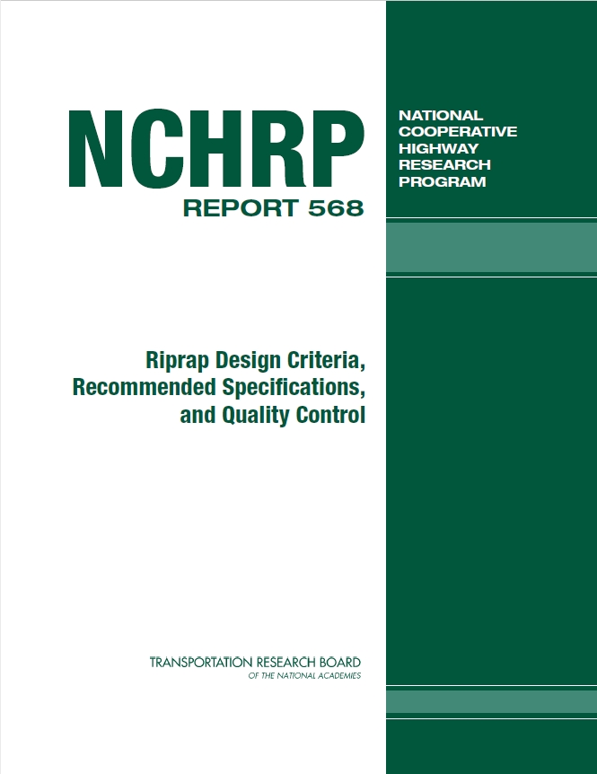 NCHRP 568 Riprap Design Criteria, Recommended Specifications, and ...